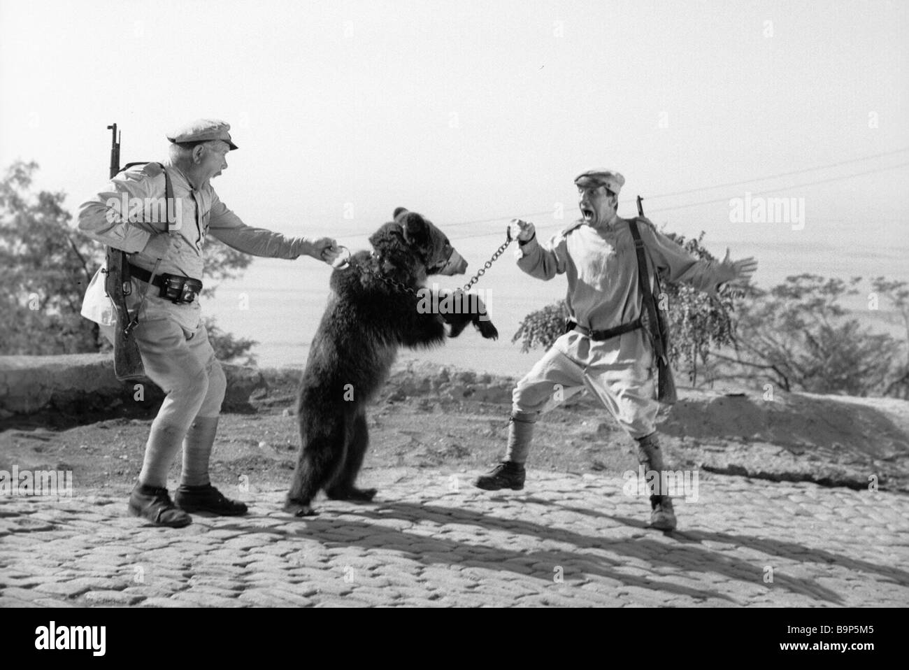 Honored Artist of the R S F S R Savely Kramarov right in a scene from ...