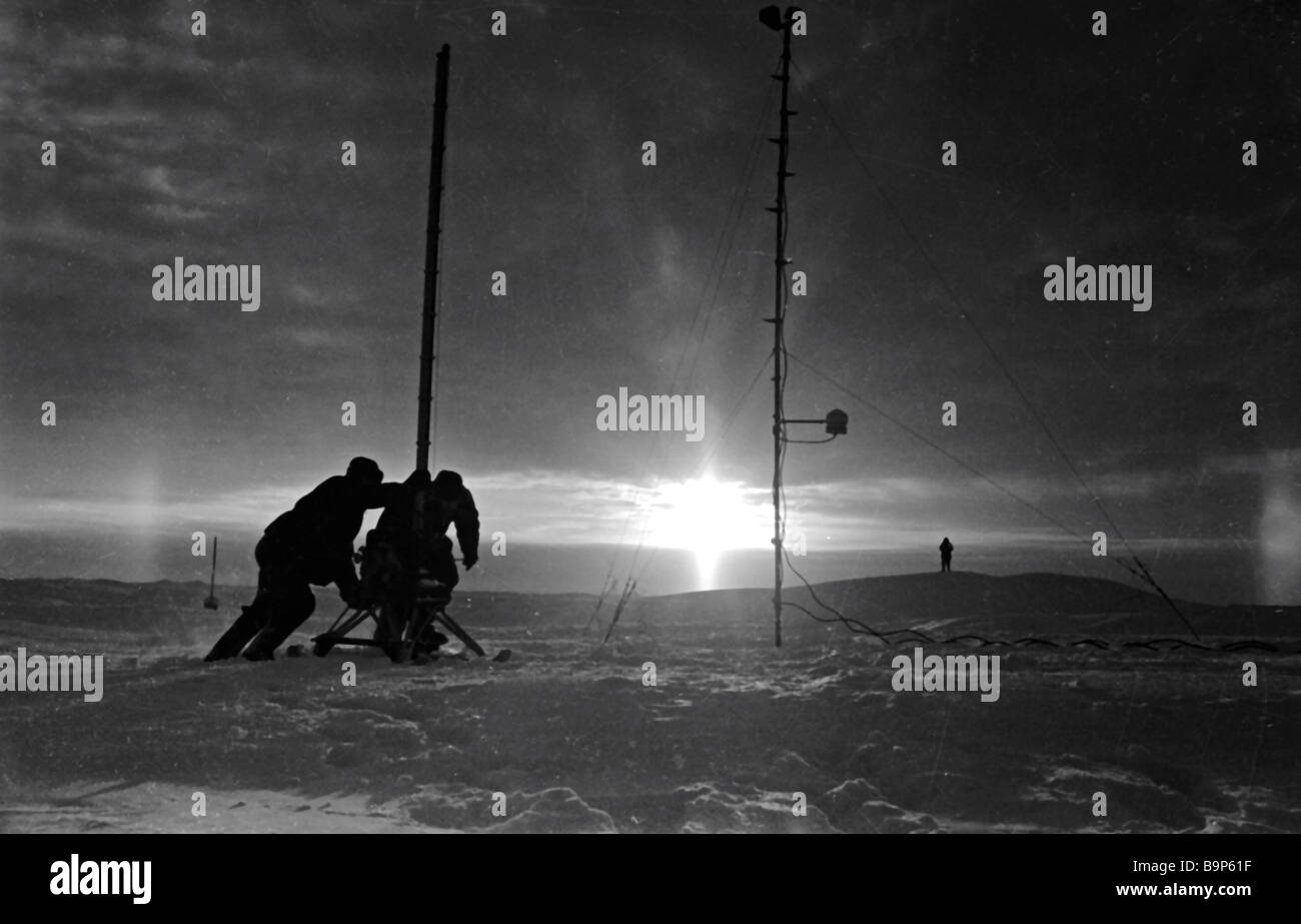 Research Station, North Pole High Resolution Stock Photography and ...