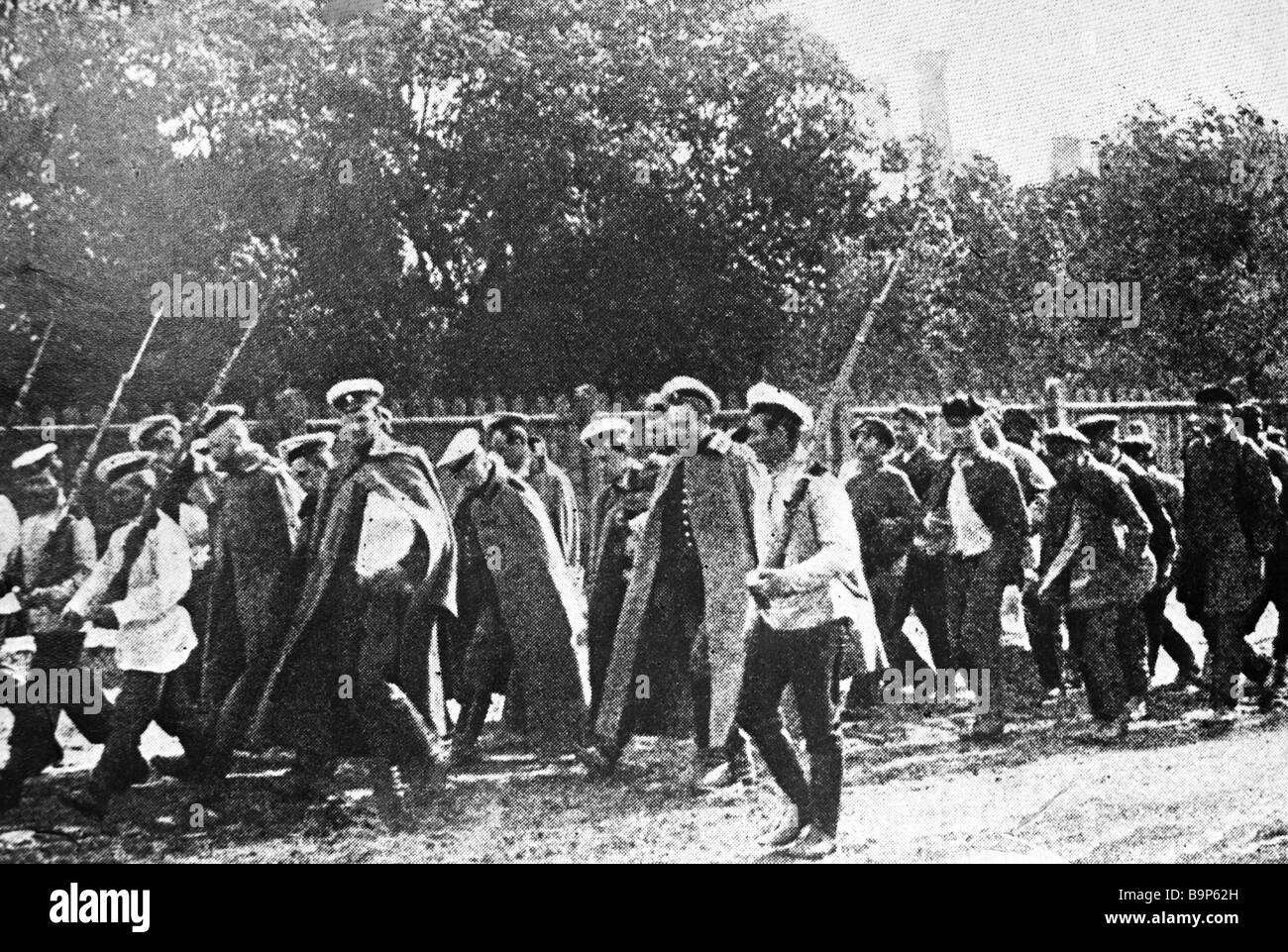 Soldiers going into exile Stock Photo - Alamy