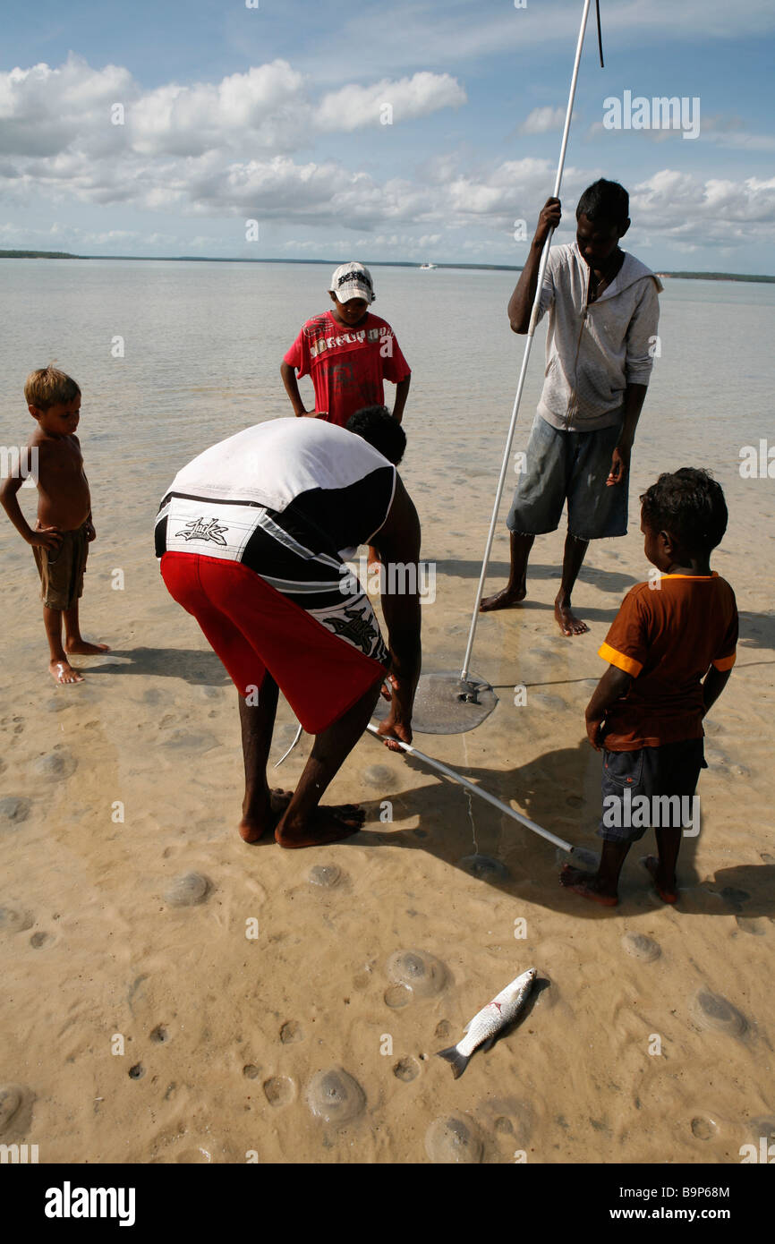 Aboriginal Fishing High Resolution Stock Photography and Images - Alamy