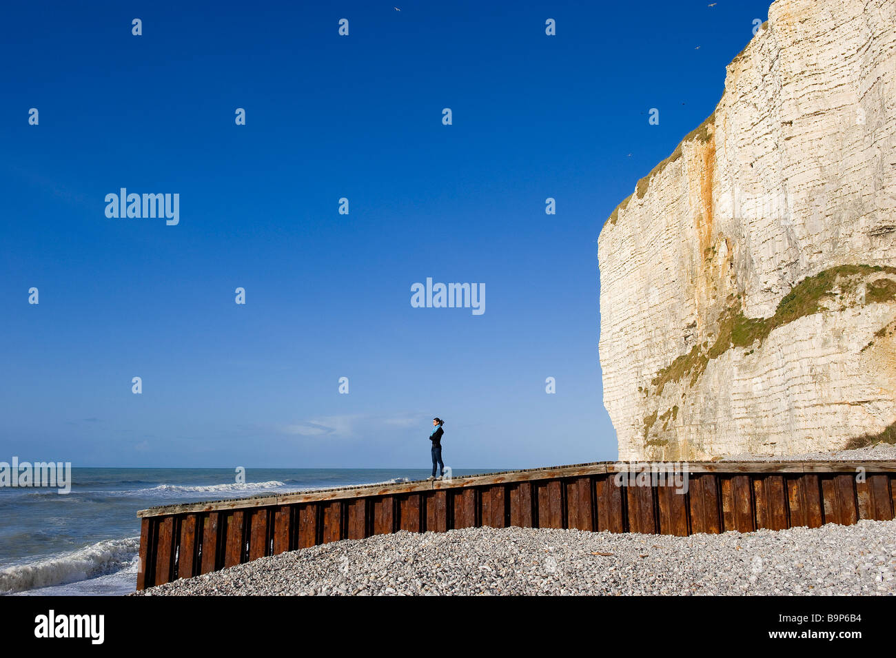France, Seine Maritime, Veulettes sur Mer Stock Photo - Alamy