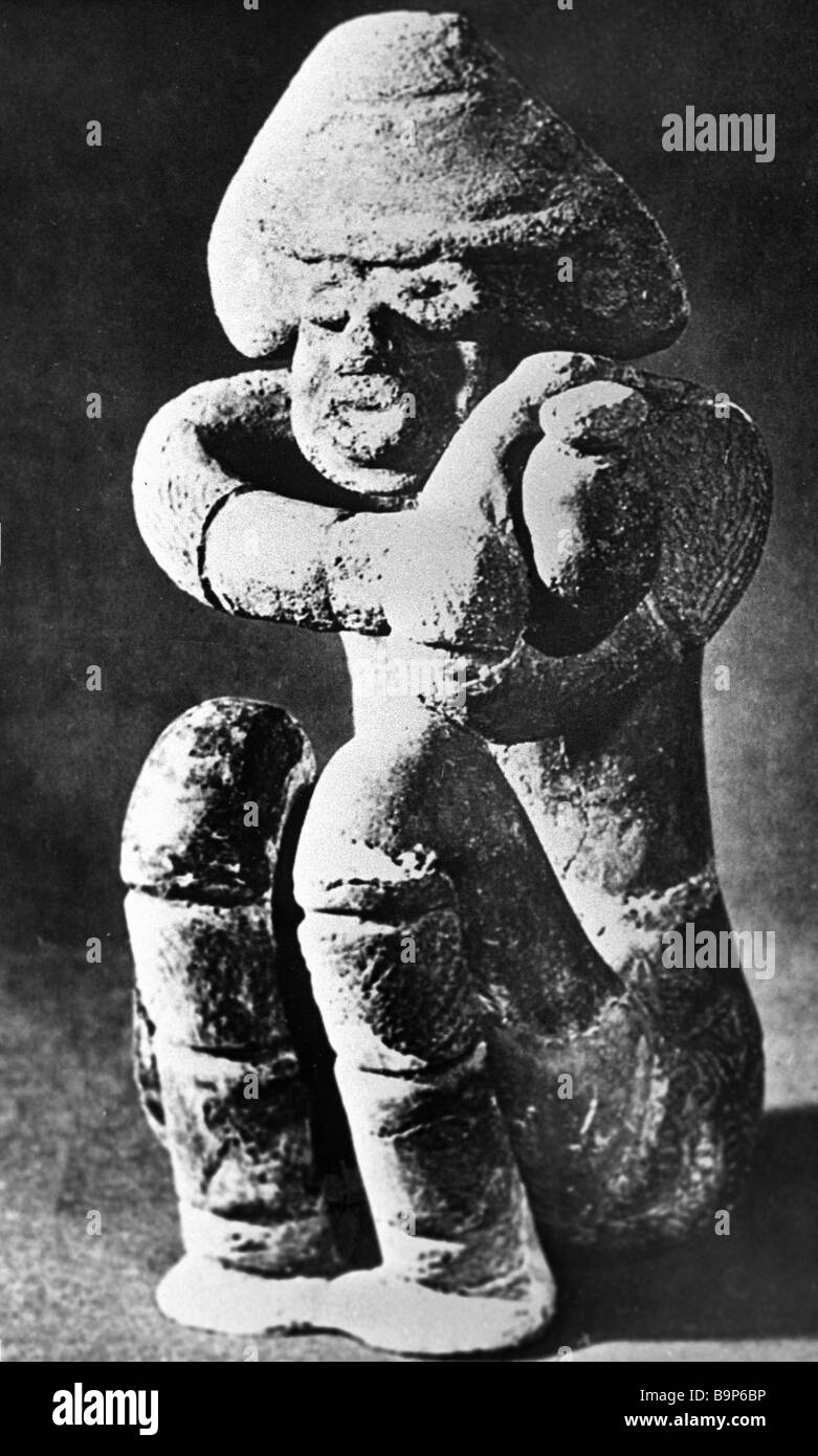 A clay figurine presumably depicting a spaceman Stock Photo - Alamy