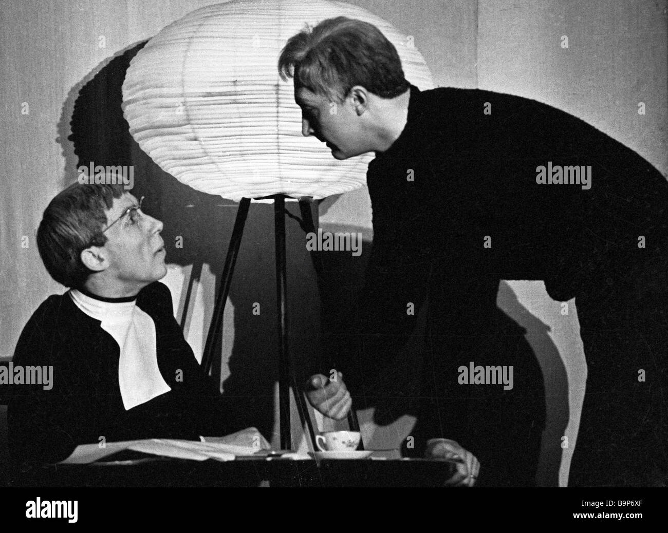 Valentin Nikulin left as Pastor van Dekke and Mikhail Kozakov right as ...