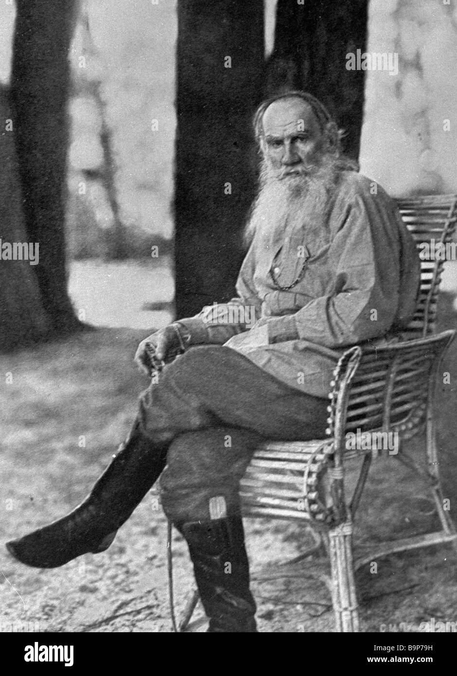 The great Russian writer Leo Tolstoy Stock Photo - Alamy