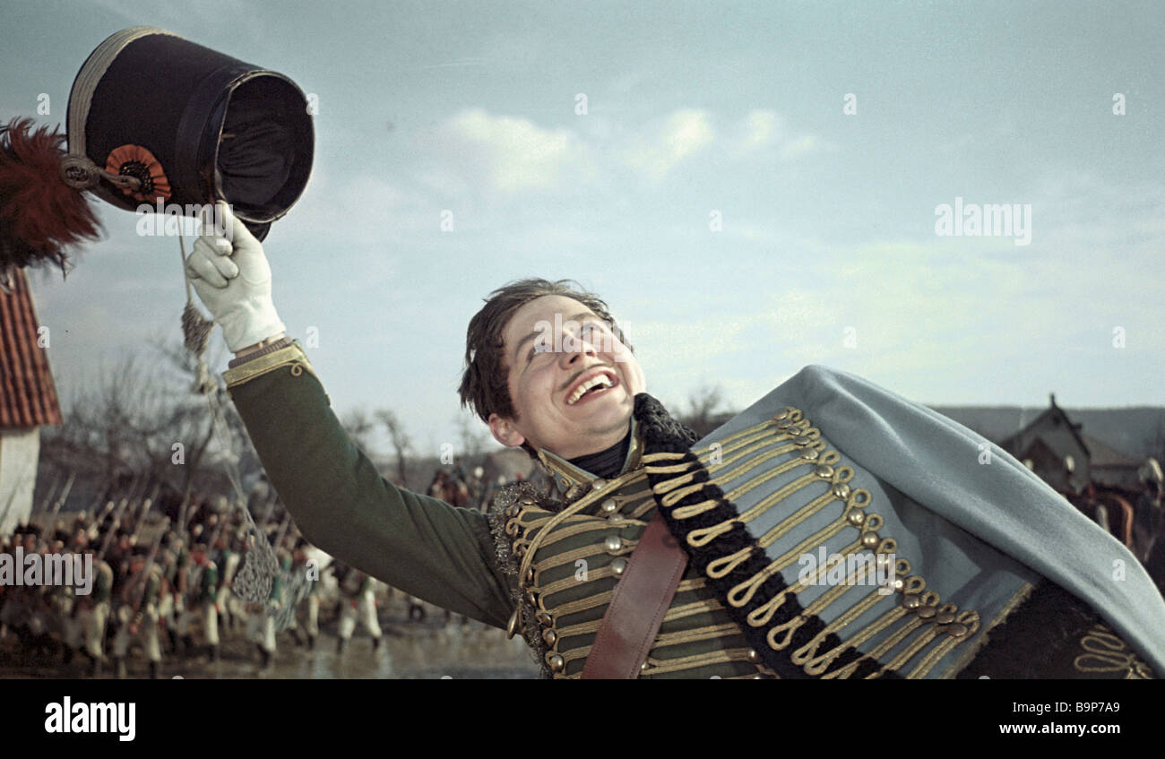 Oleg Tabakov as Nikolai Rostov in Sergei Bondarchuk s film War and ...