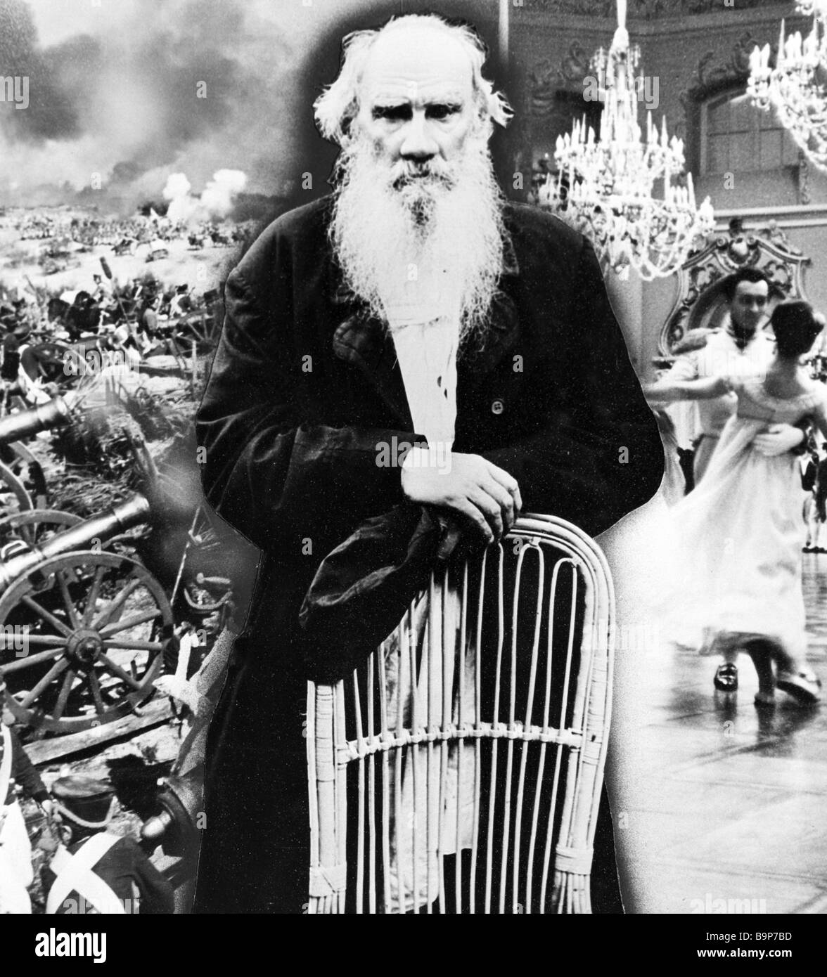 Leo Tolstoy a great Russian writer Stock Photo - Alamy