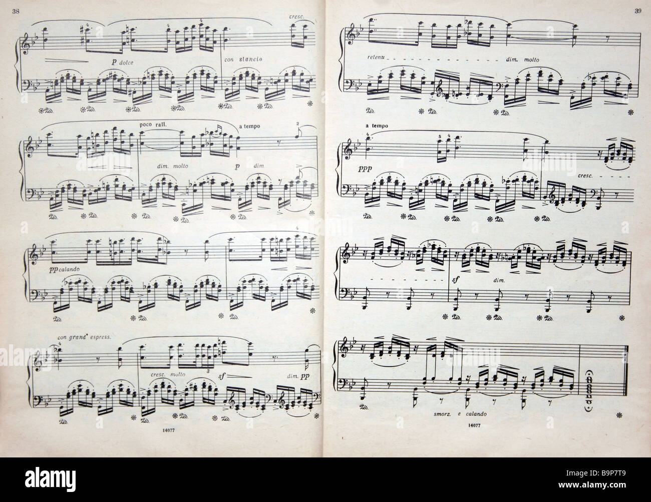 Beethoven notes hi-res stock photography and images - Alamy