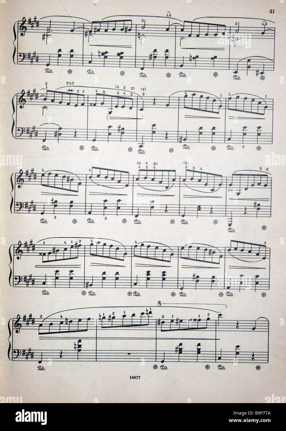 music notes 2 Stock Photo - Alamy