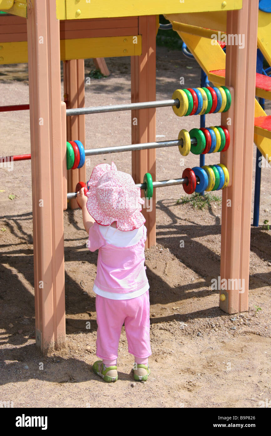 baby learning count Stock Photo - Alamy