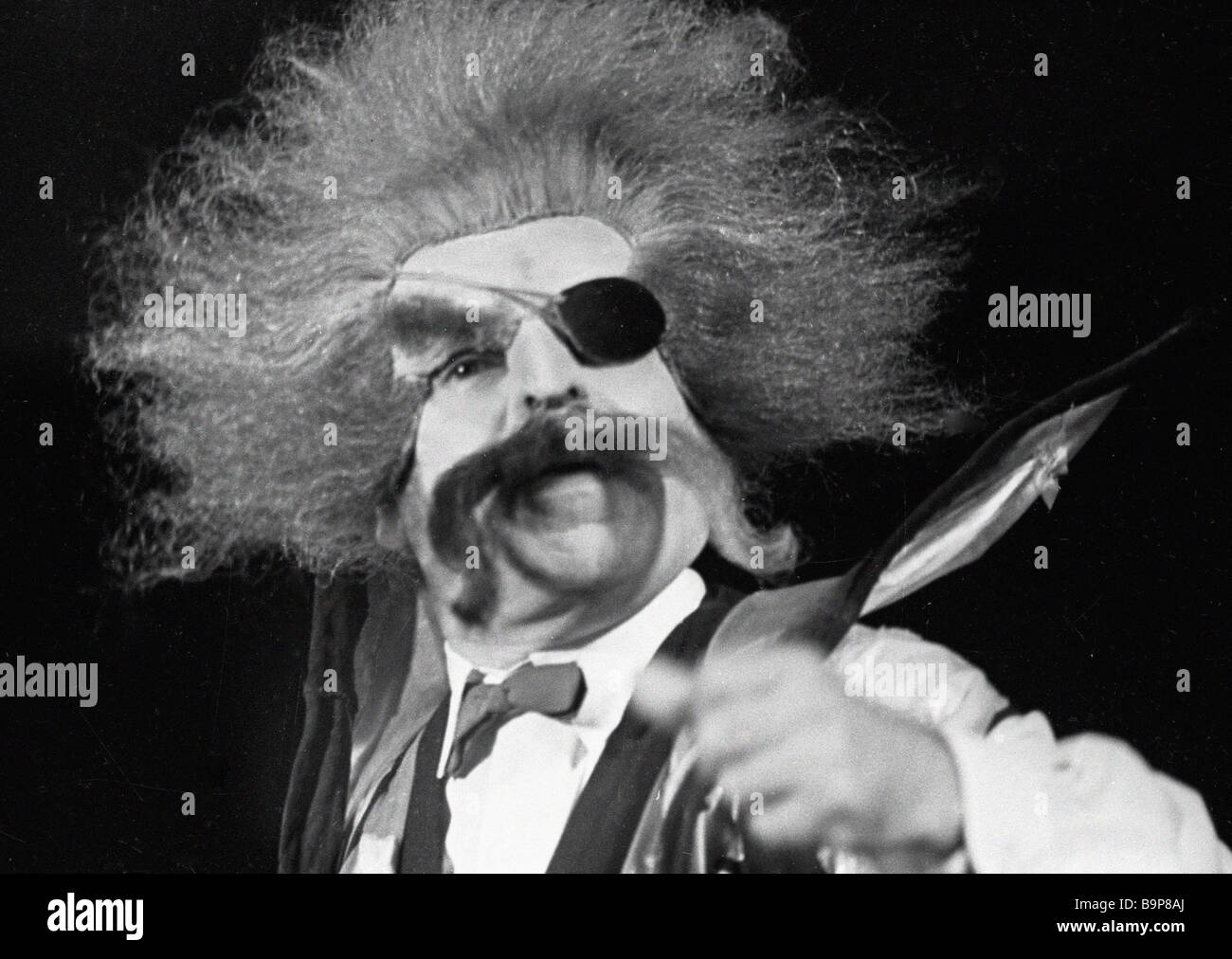 Actor Arkady Raikin as the Chief Wizard in the stage production of ...