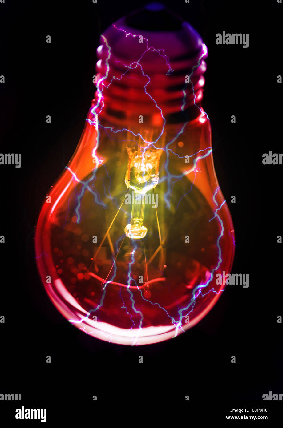 Coloured light bulbs hi-res stock photography and images - Alamy
