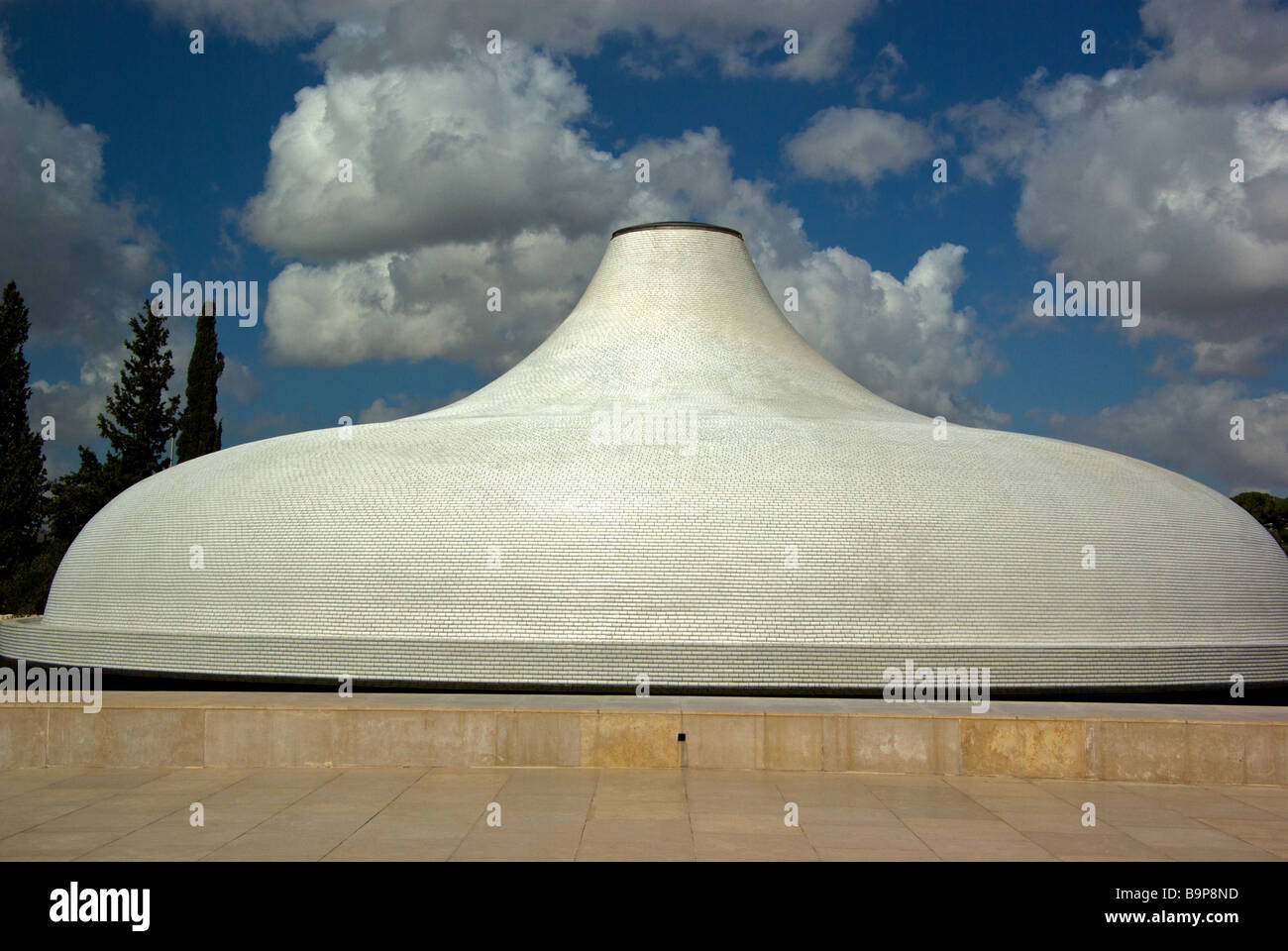Roof over Shrine of the Books at Israel National Museum that houses ...