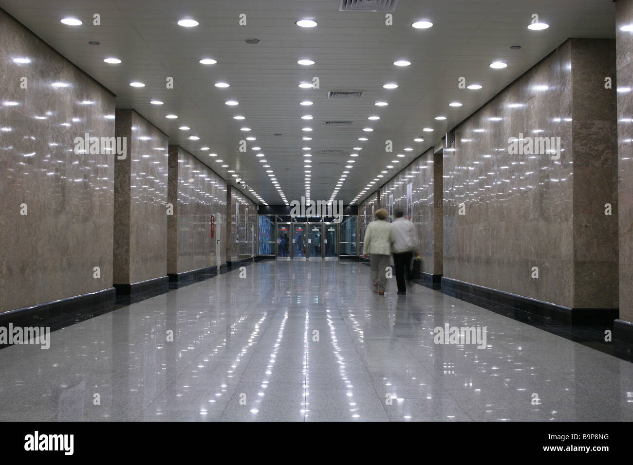 Hall corridor walk go hi-res stock photography and images - Alamy