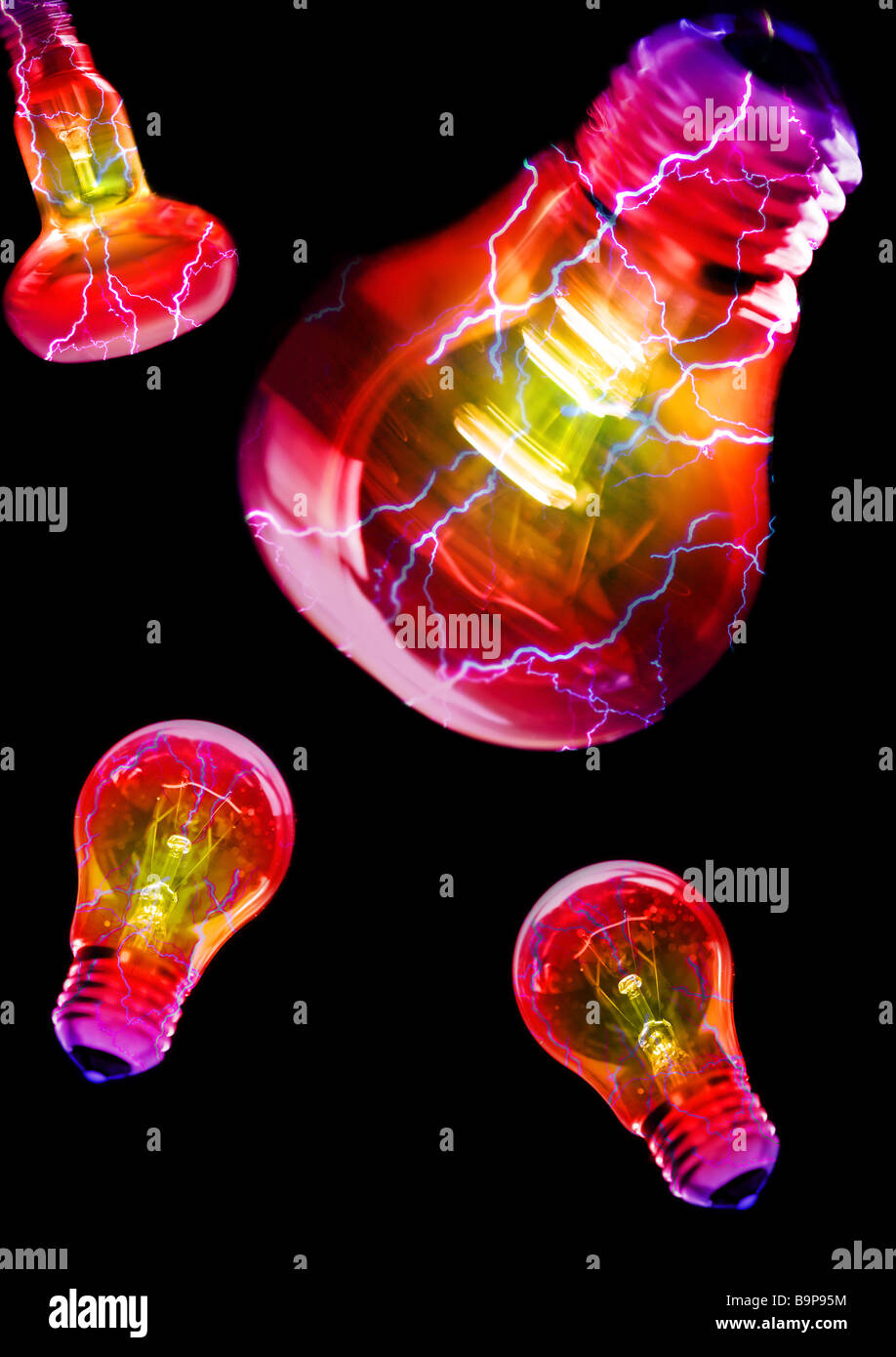 Flashing lights background hi-res stock photography and images - Alamy