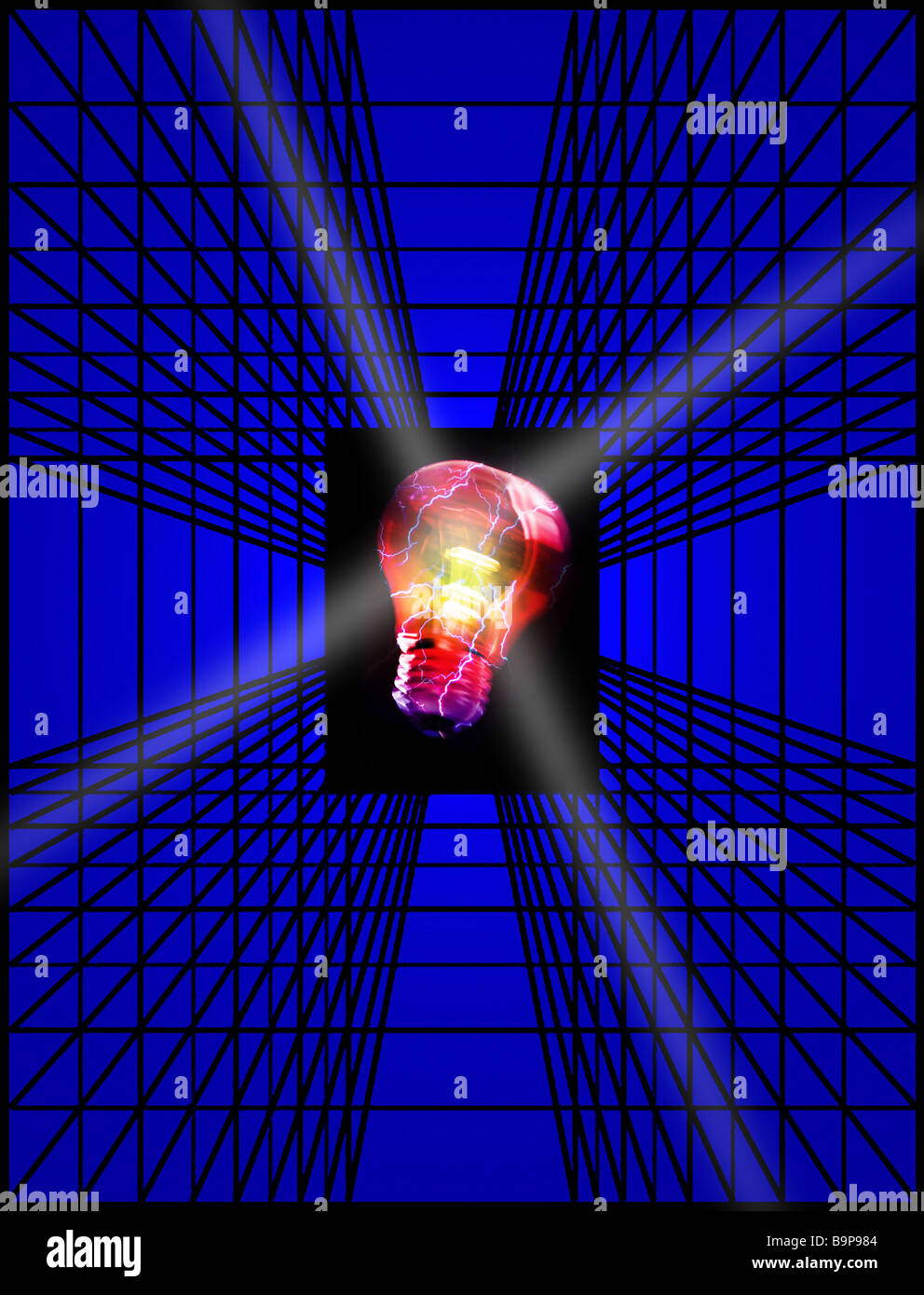 Grid of lights hi-res stock photography and images - Alamy