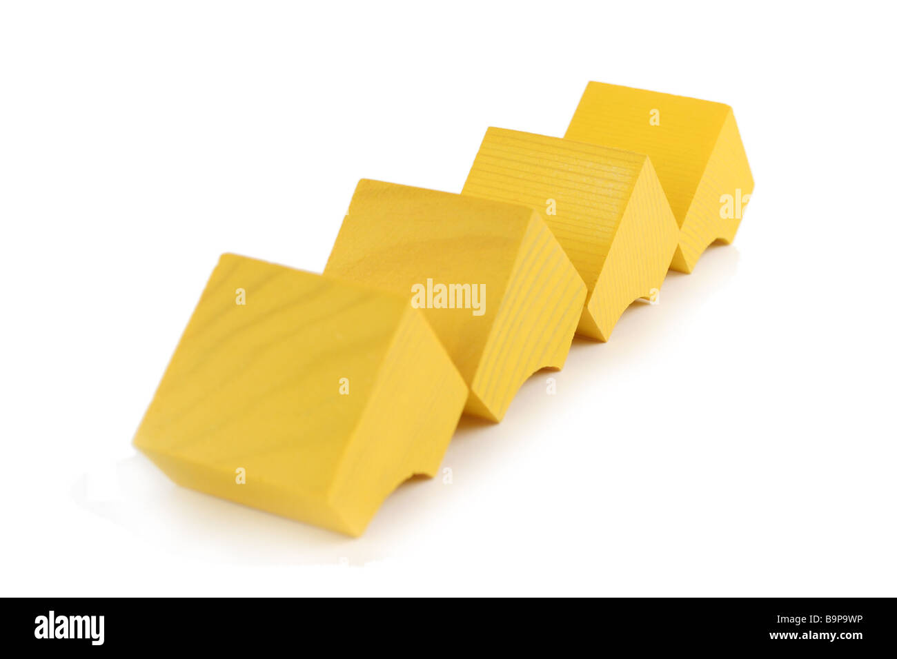 yellow wood blocks Stock Photo - Alamy
