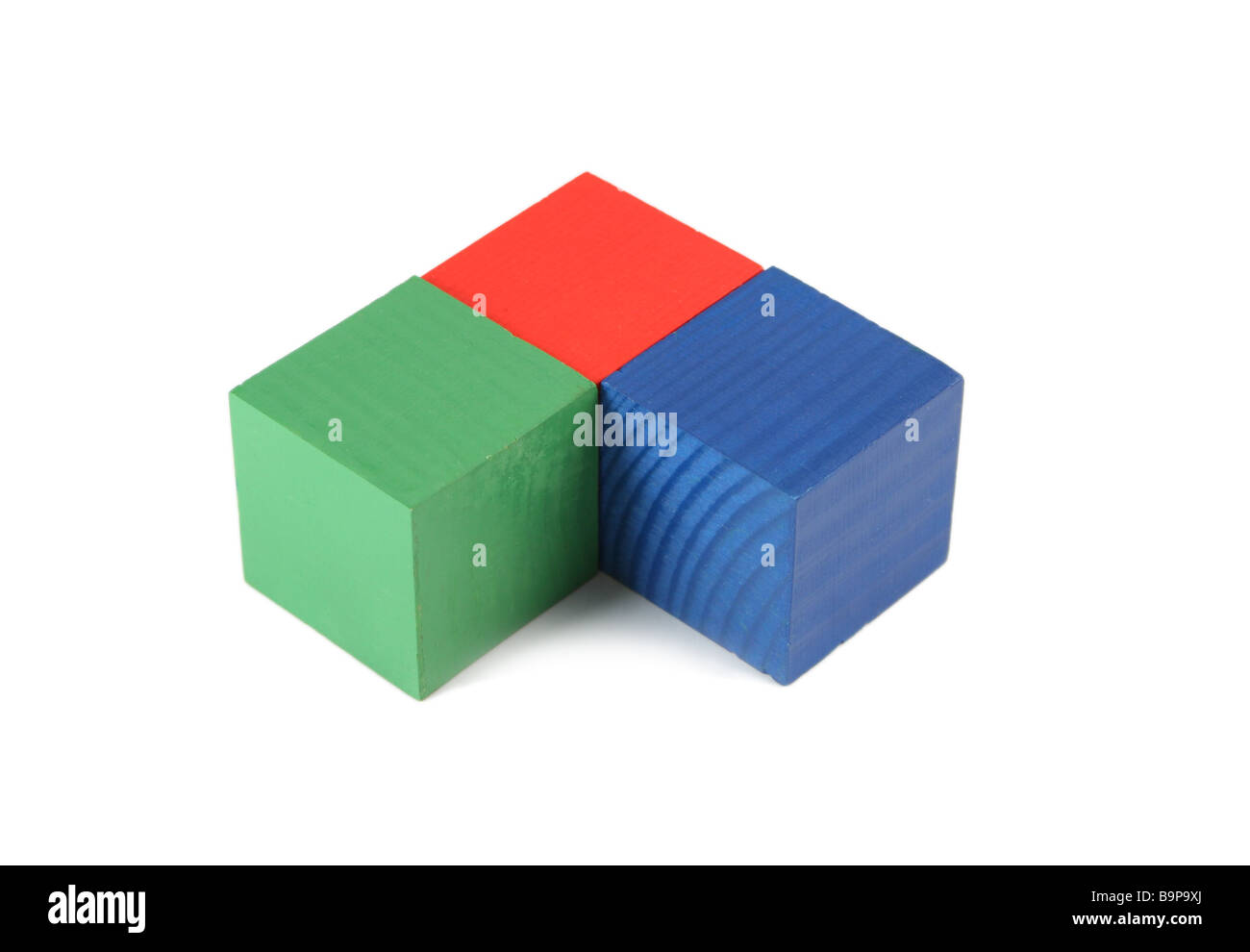 wood toy cubes Stock Photo - Alamy