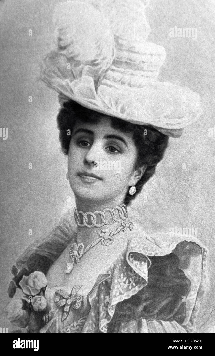 Portrait of ballet dancer Matilda Kshesinskaya by A Zhebrovsky ...