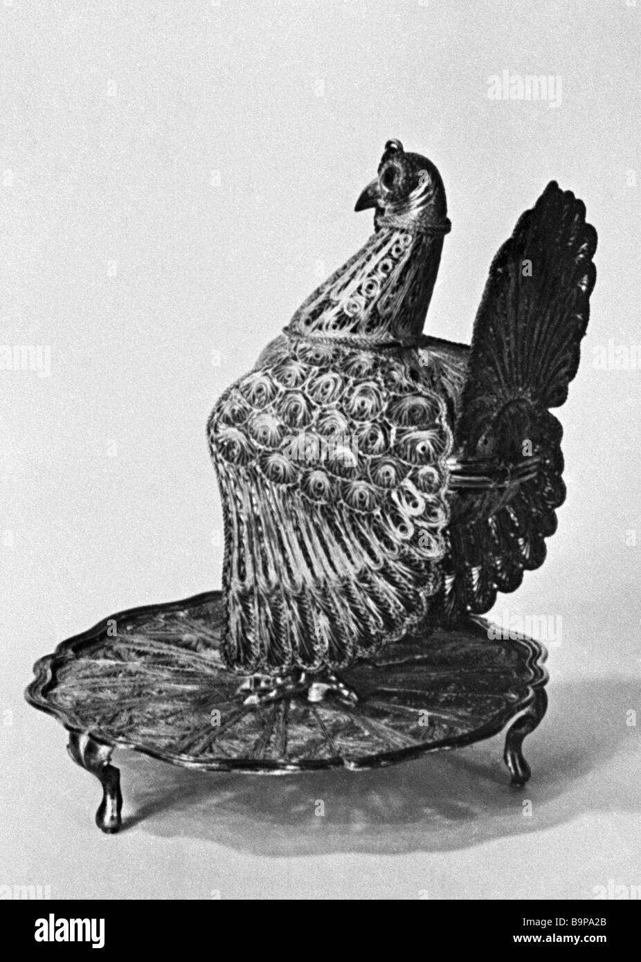 A silver censer from the collection of the State Hermitage Stock Photo ...