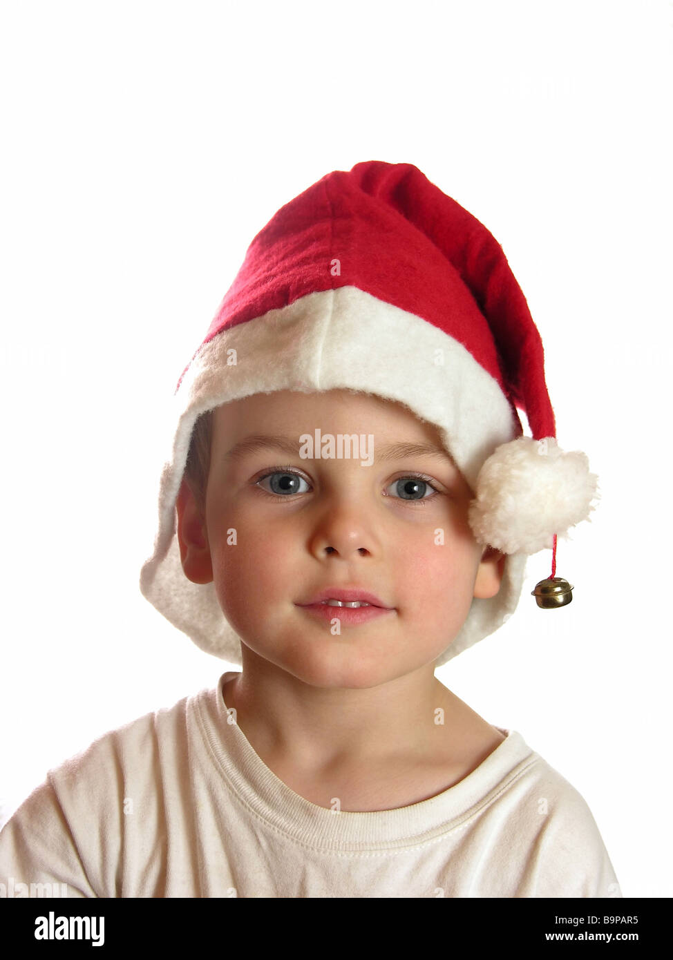 boy in christmas cap Stock Photo - Alamy