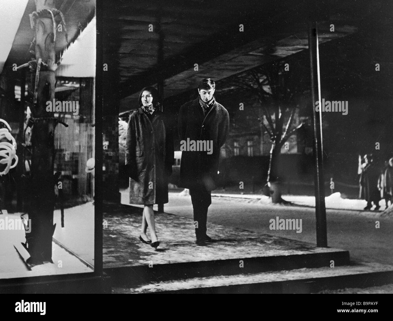 Actress Viktoria Fyodorova left and actor Valentin Smirnitsky right in ...