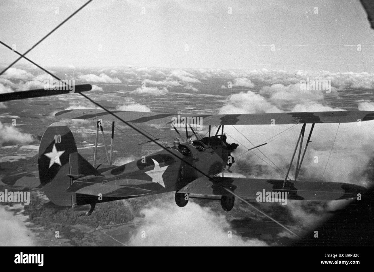 PO 2 communication aircraft Stock Photo - Alamy