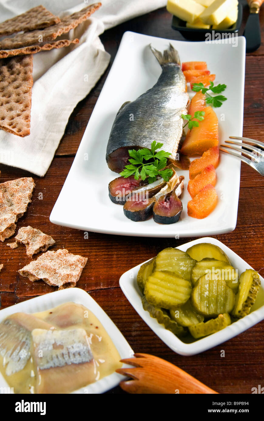 Scandinavian breakfast Scandinavia Scandinavian cooking Stock Photo - Alamy
