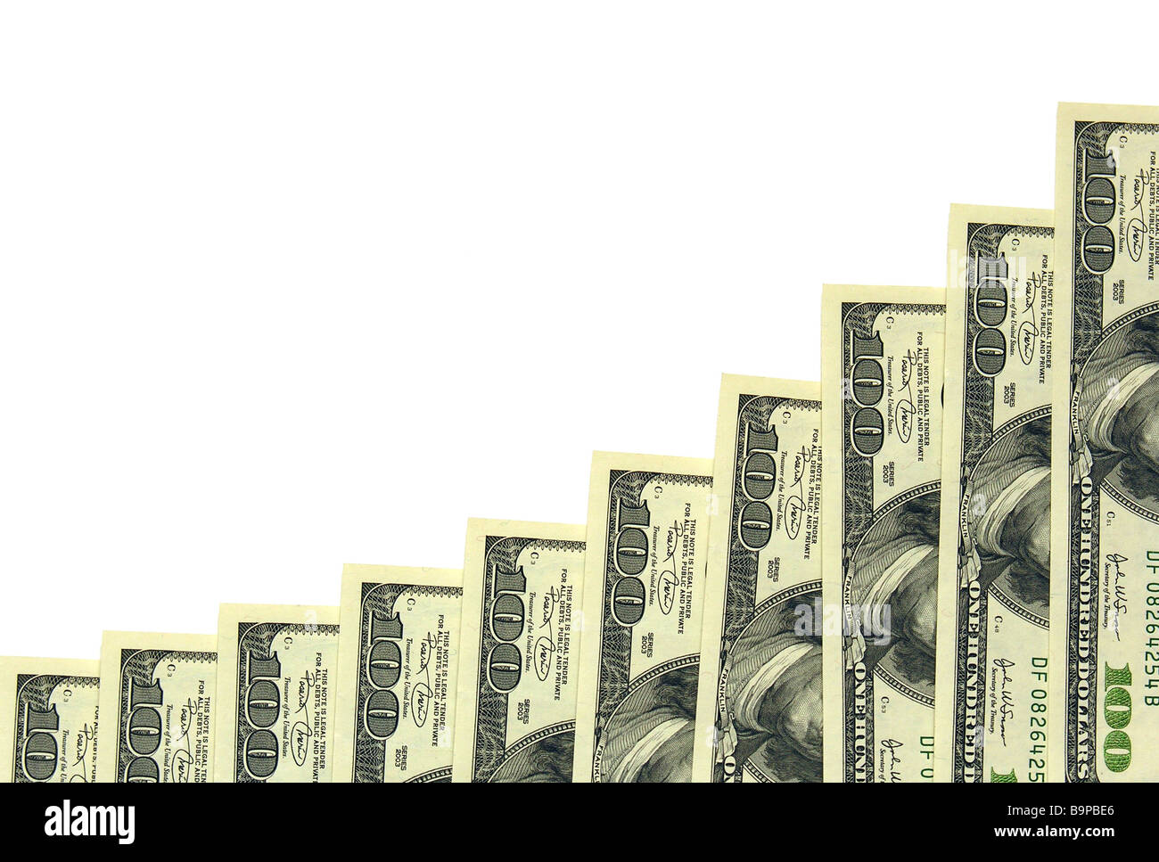 diagram of 100 dollars Stock Photo - Alamy