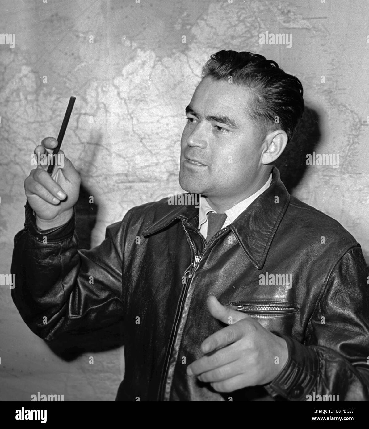 Pilot Cosmonaut Andriyan Nikolayev Stock Photo - Alamy