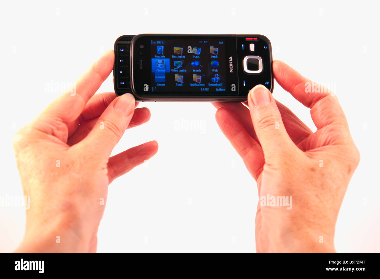 Nokia Mobile Phone Menu Page Stock Photo - Alamy
