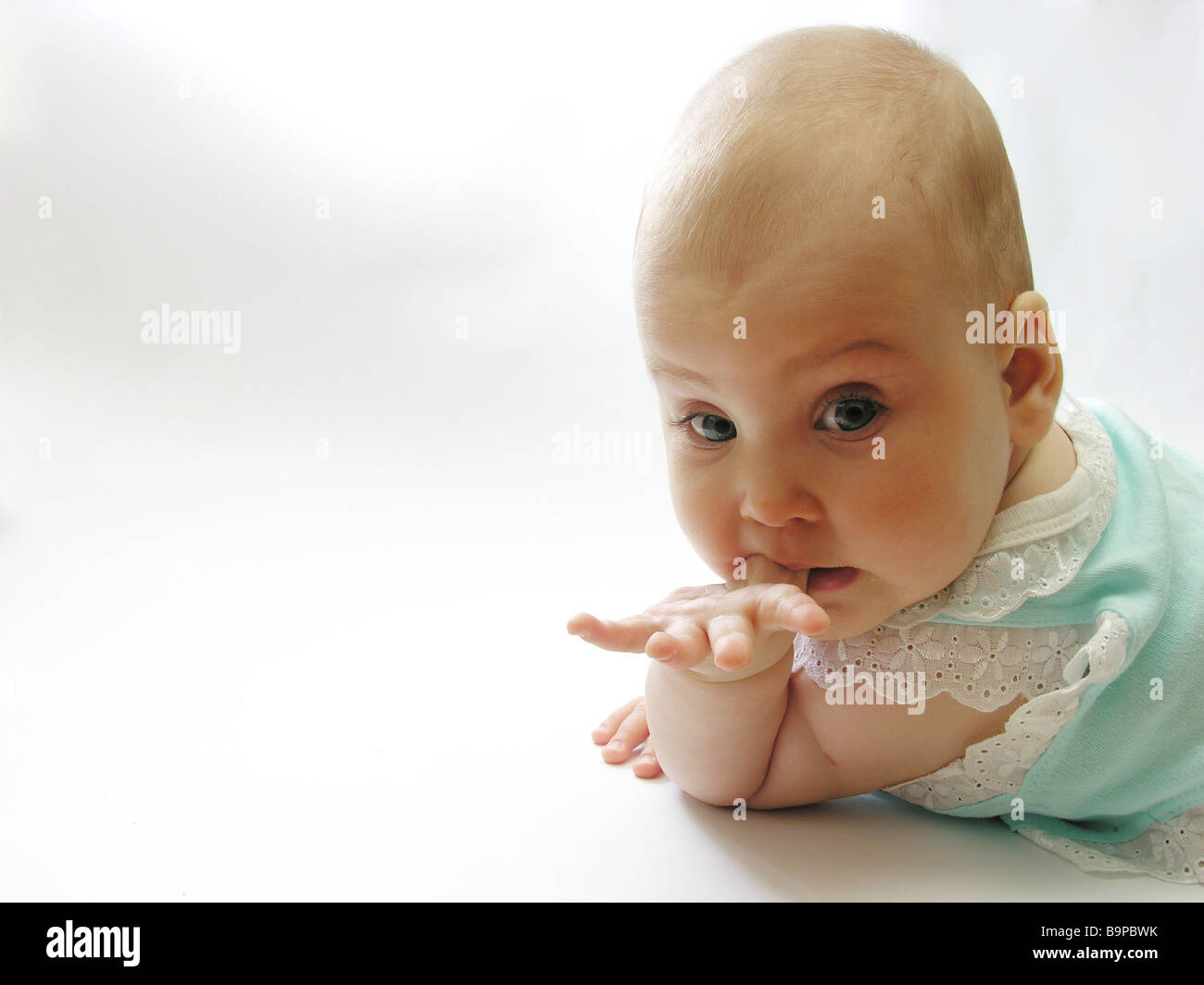 in blue baby Stock Photo - Alamy