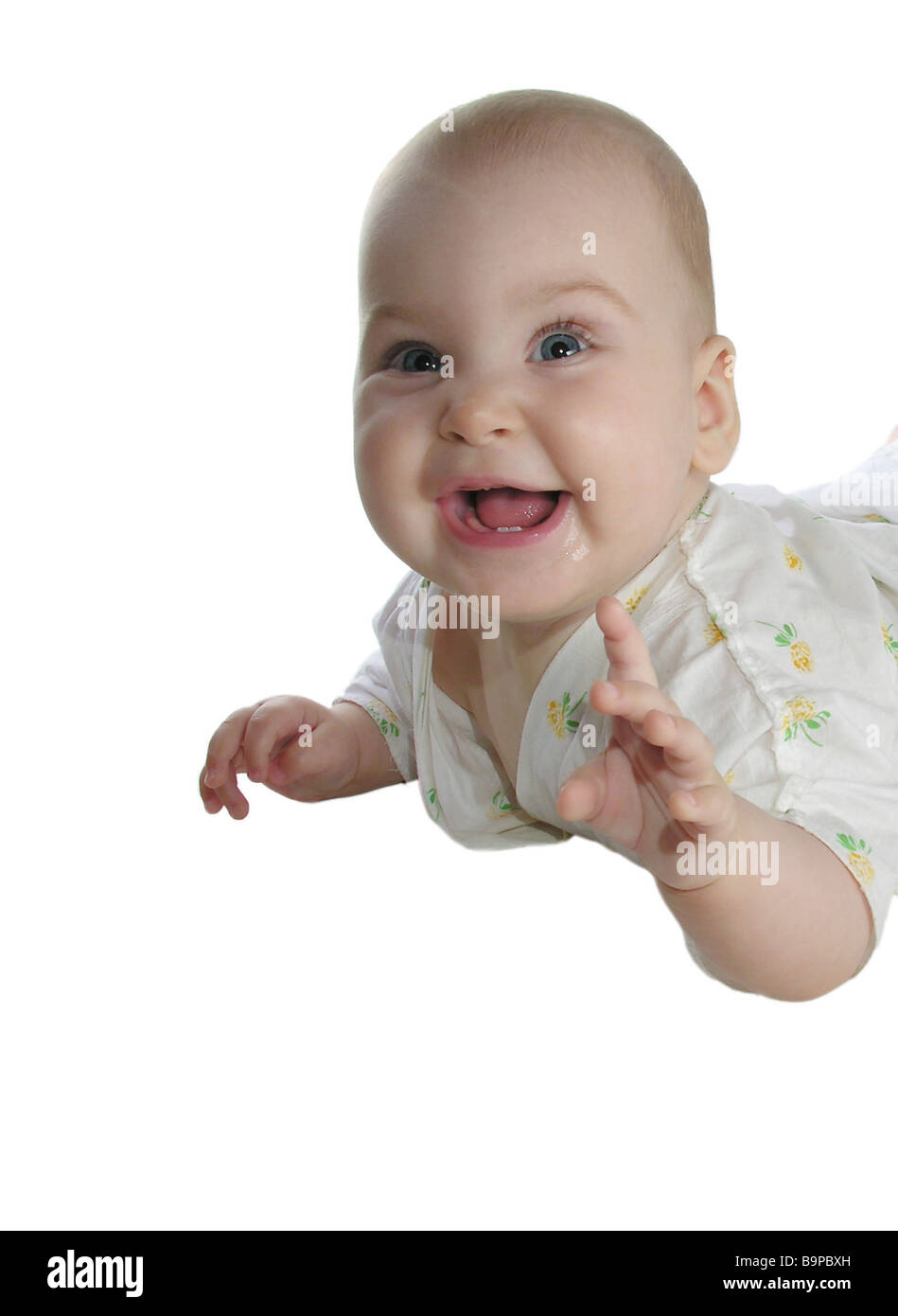 baby with two teeths Stock Photo - Alamy
