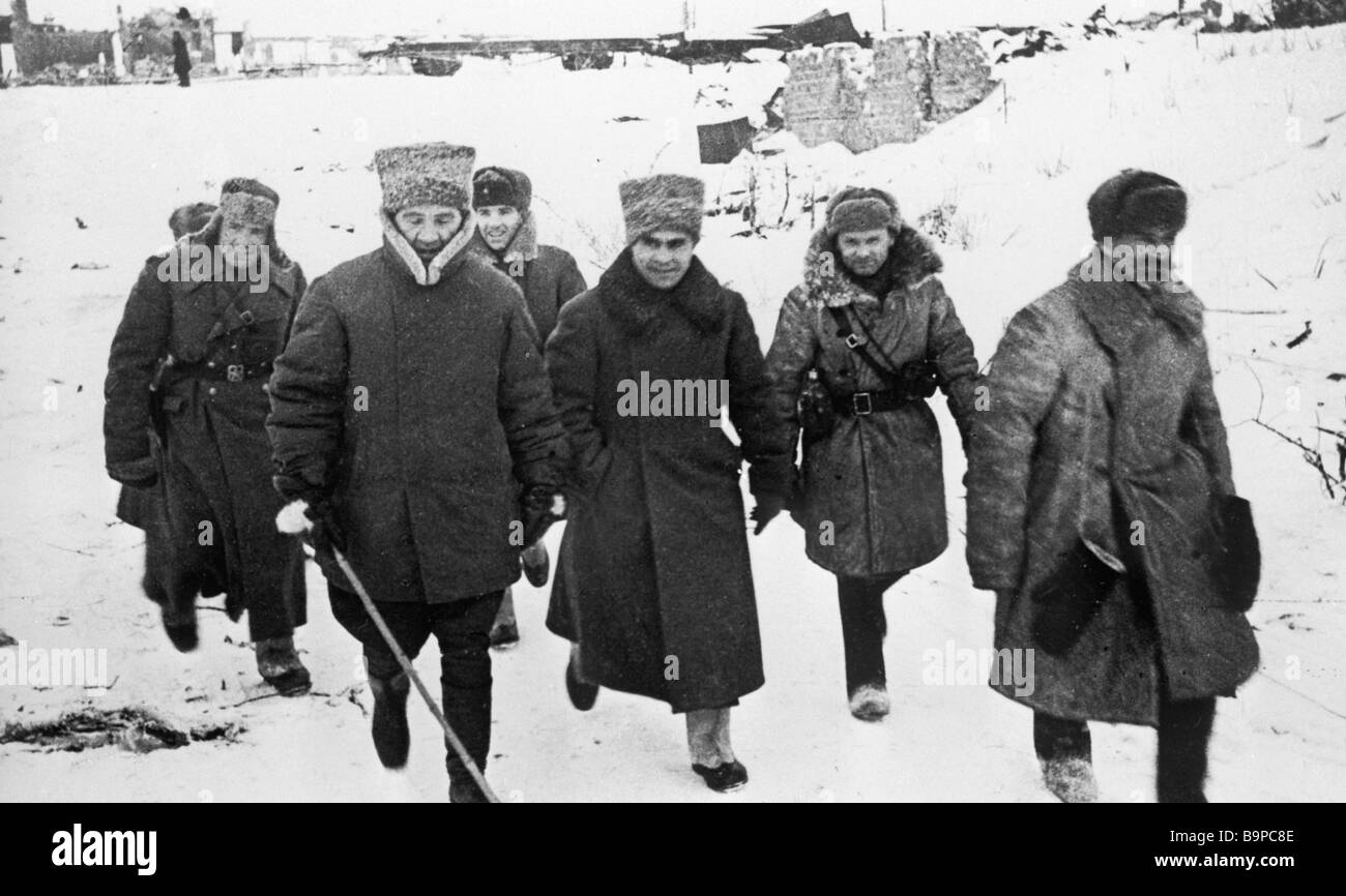 Lieutenant General Vasily Chuikov left commander of the 62nd Army and ...