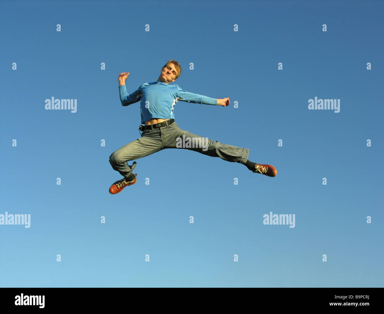 Man on ordinary high hi-res stock photography and images - Alamy