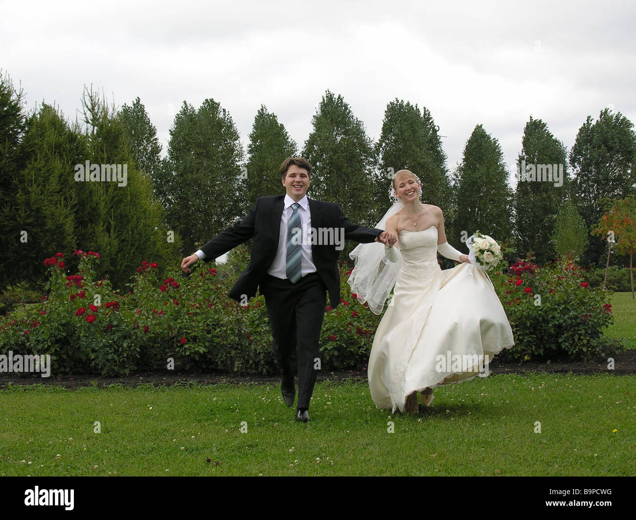 Groom Running From Bride Wedding High Resolution Stock Photography and ...