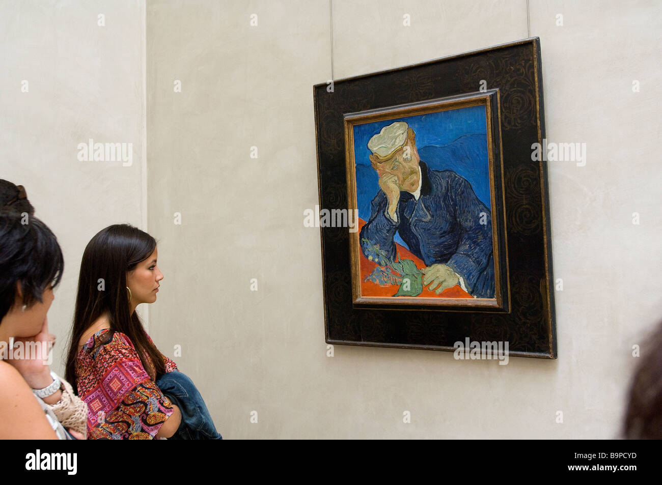 France, Paris, Musee d'Orsay, portrait of Dr Paul Gachet by Van Gogh ...