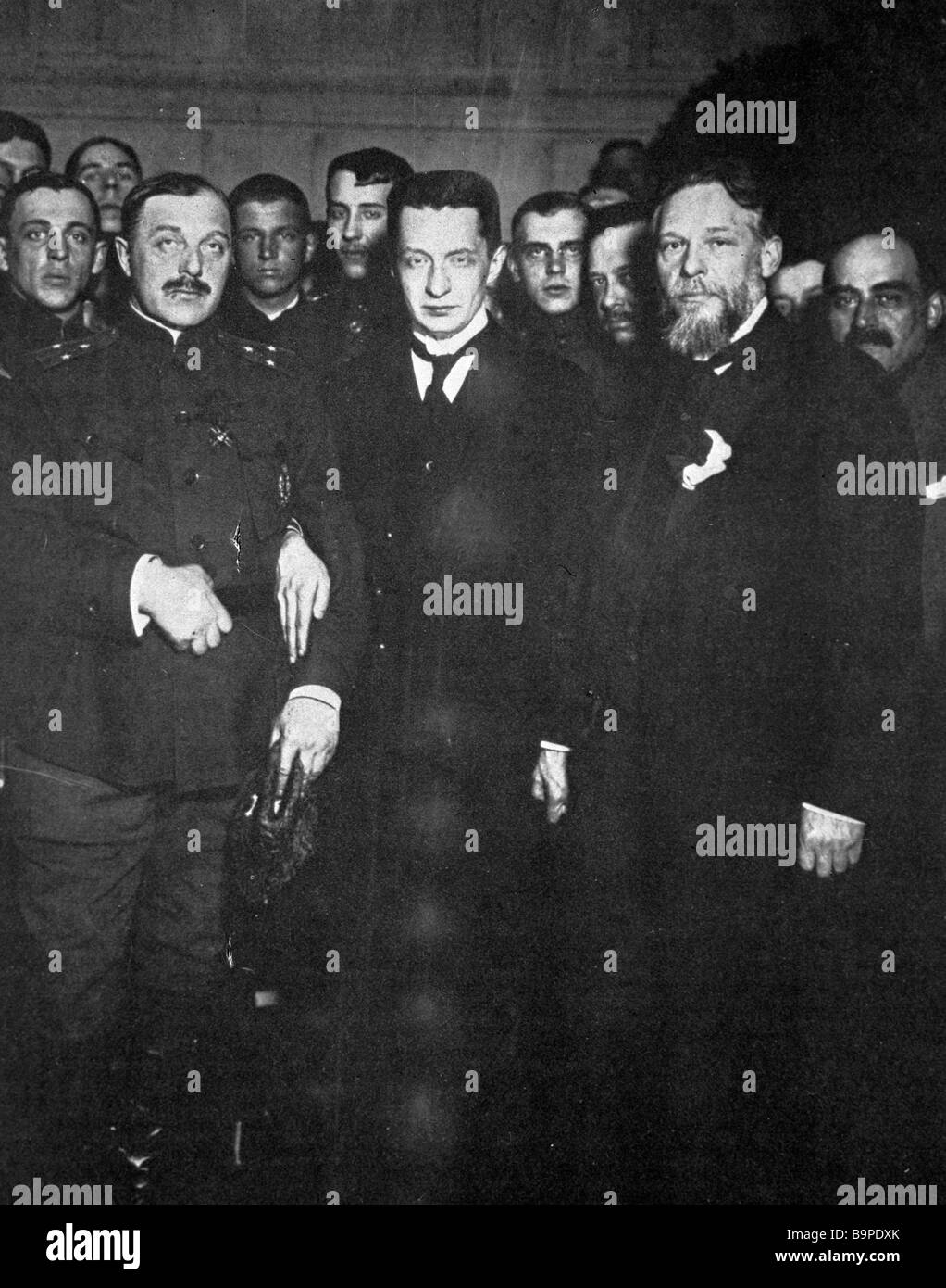 The Provisional Government headed by Alexander Kerensky center Stock ...