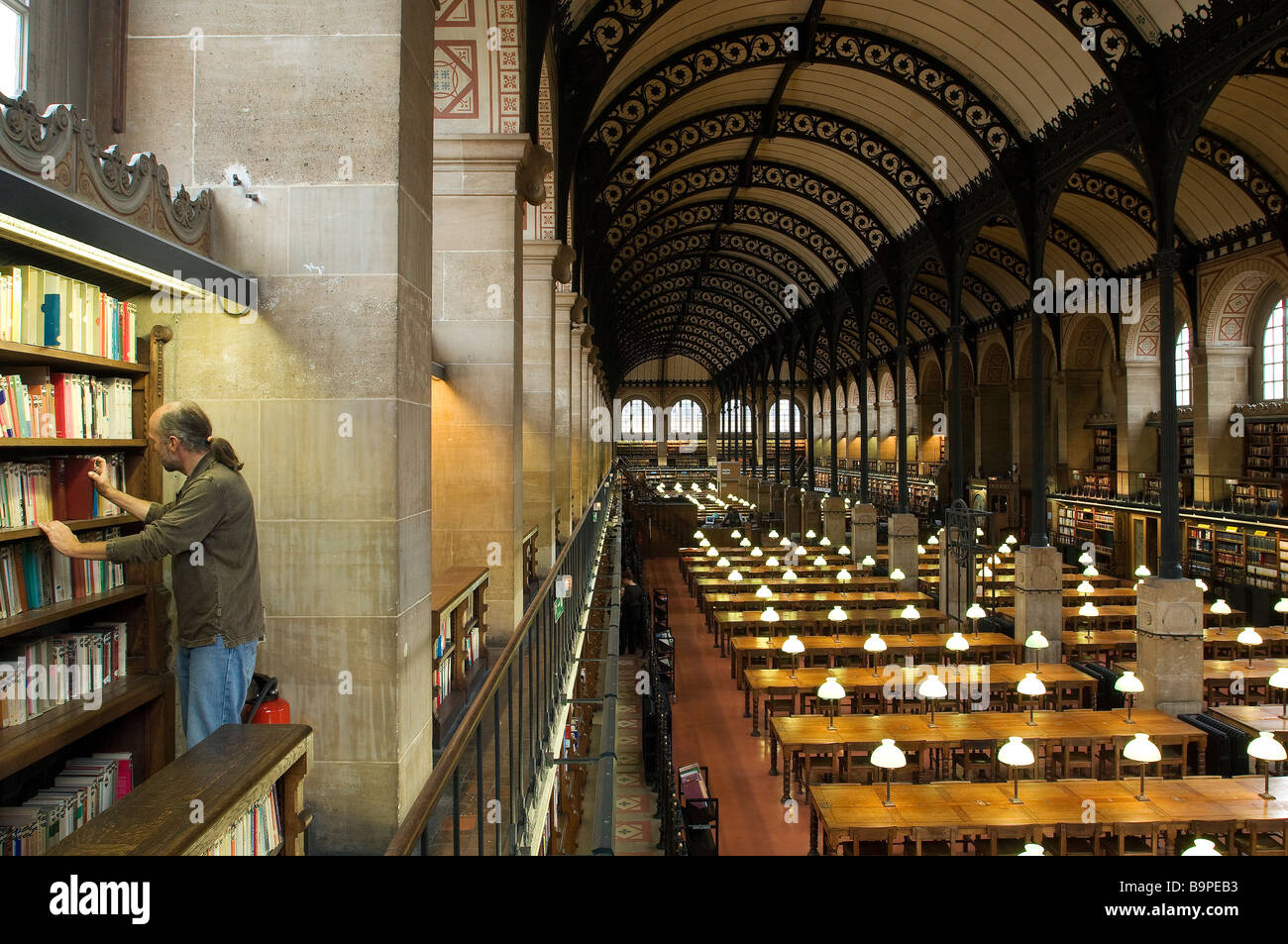 France, Paris, Sainte Genevieve Library Stock Photo - Alamy