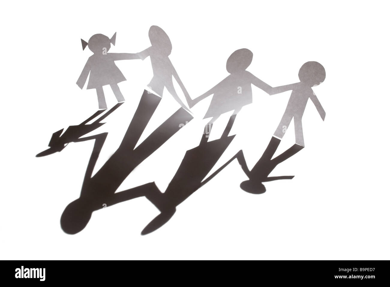 family from paper Stock Photo - Alamy