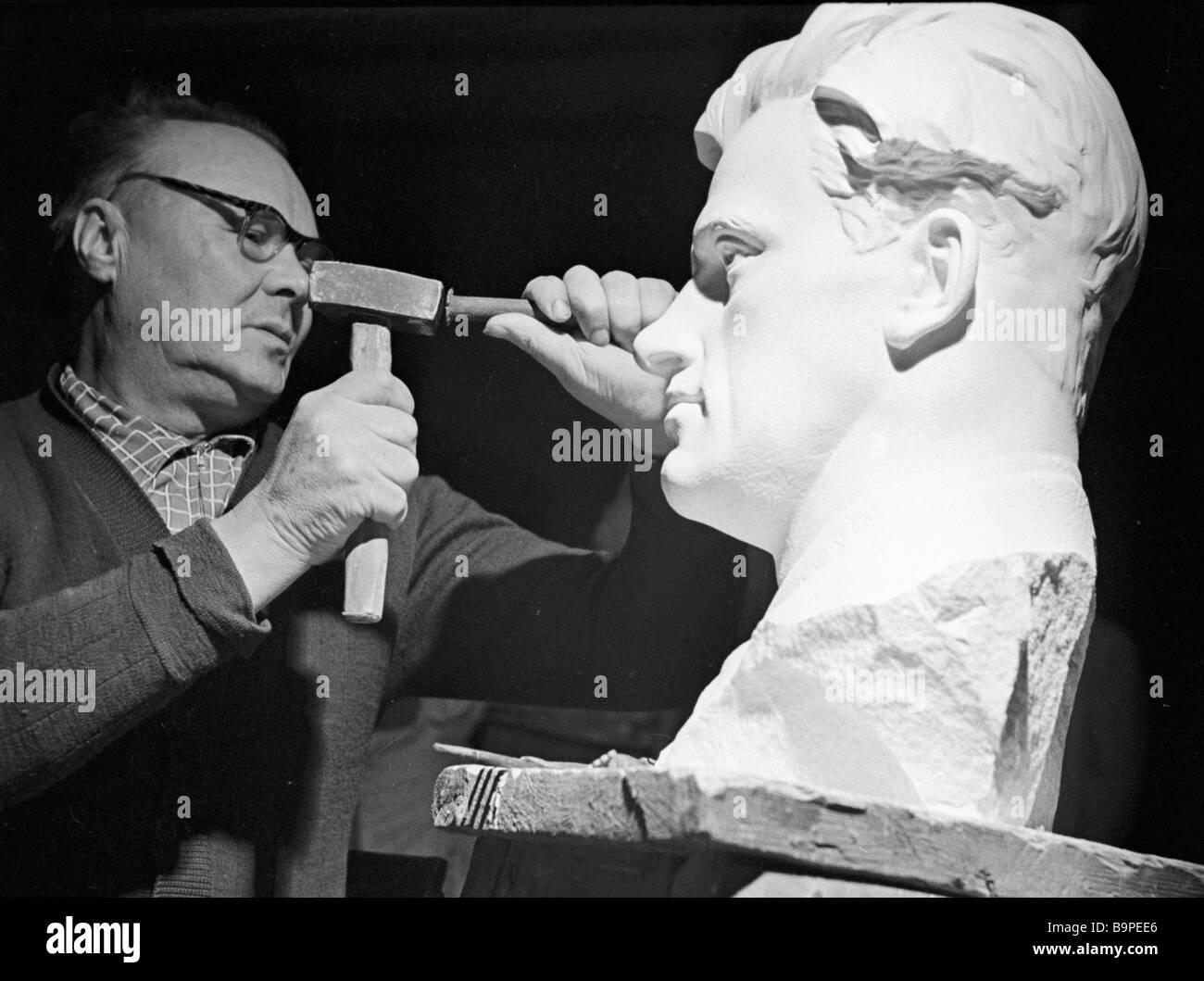 Nikolai Tomsky popular sculptor and artist Stock Photo - Alamy