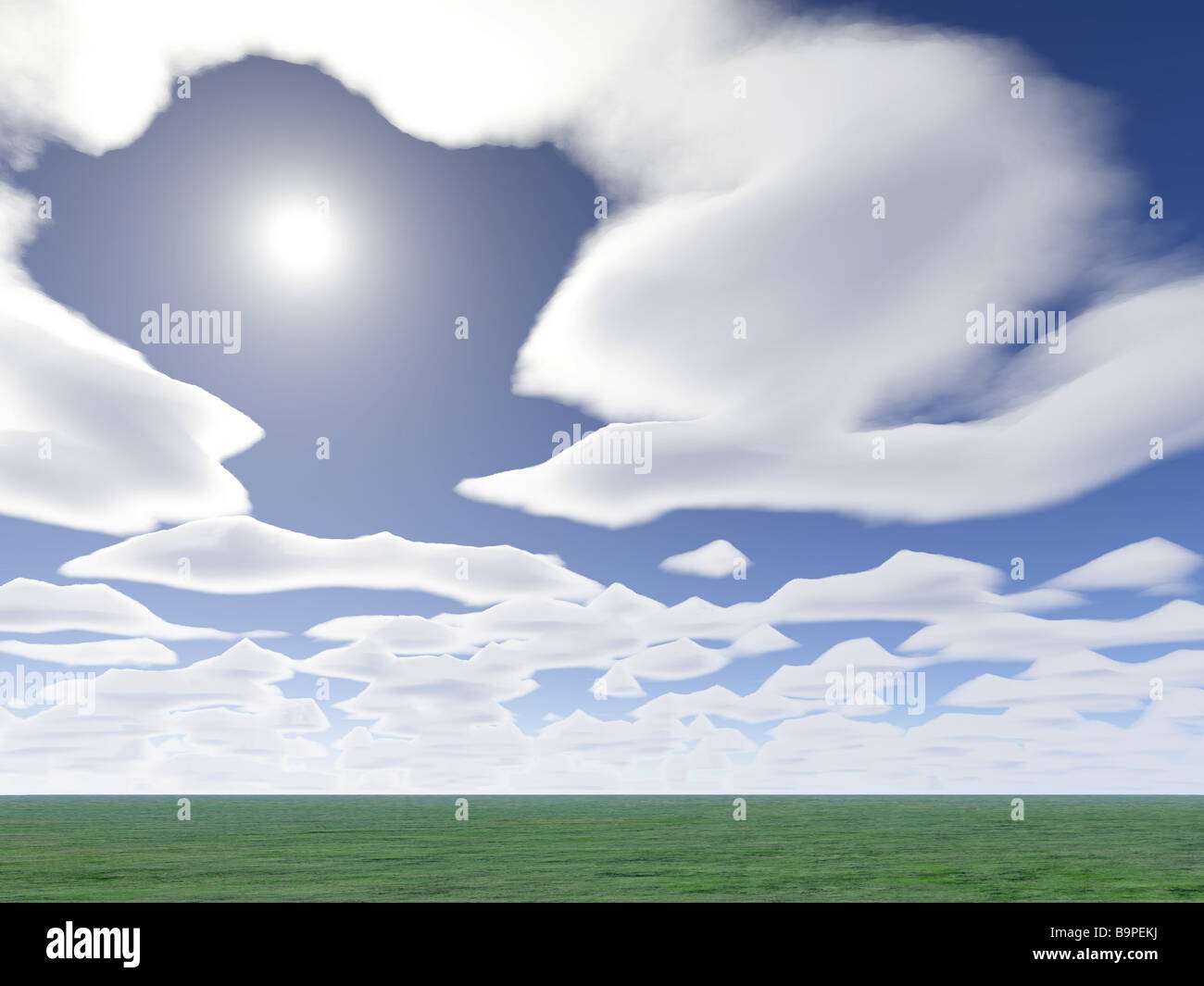 cloud and son 2 Stock Photo - Alamy