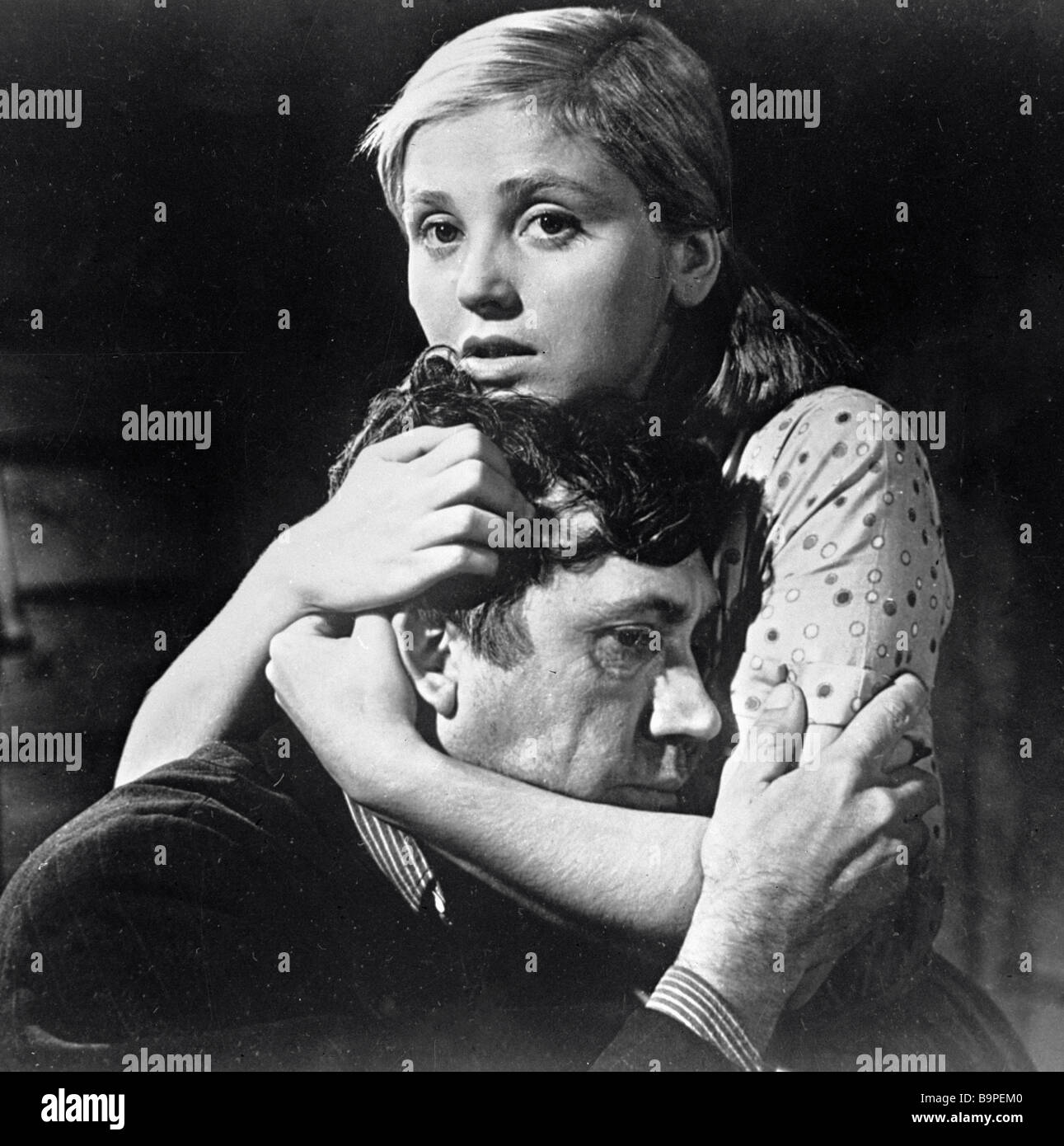 Actors Inna Gulaya as Natasha and Yury Nikulin as Kuzma in the film ...