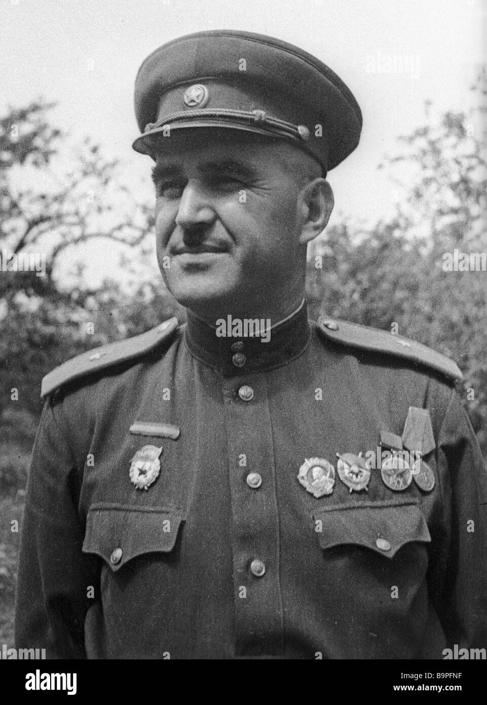 Major General Ivan Lyudnikov commander of the 15th infantry corps Stock ...