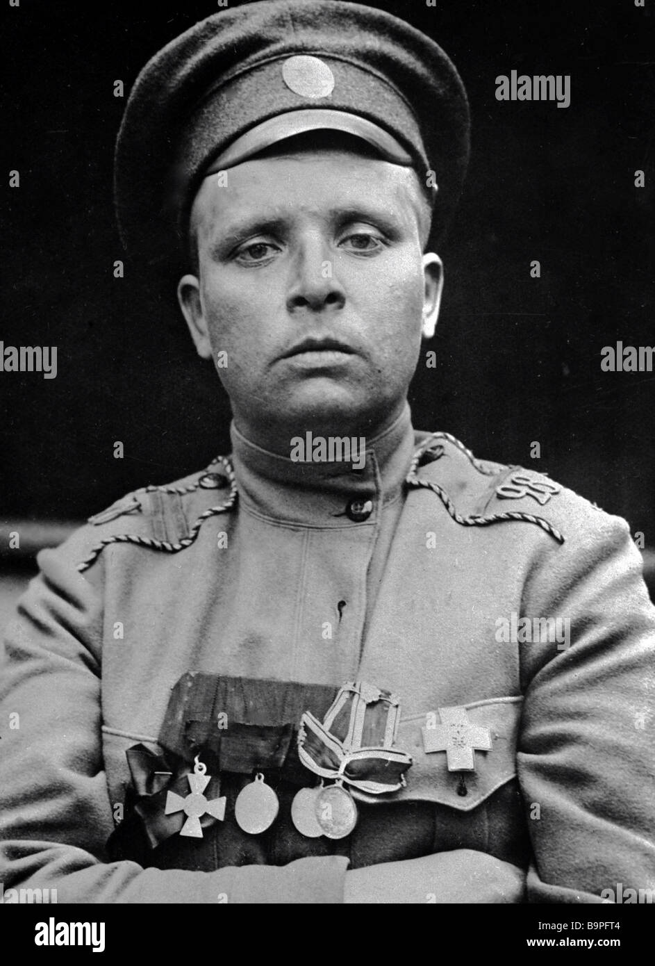 Maria Bochkareva the commander of Women s Death Battalion Stock Photo ...