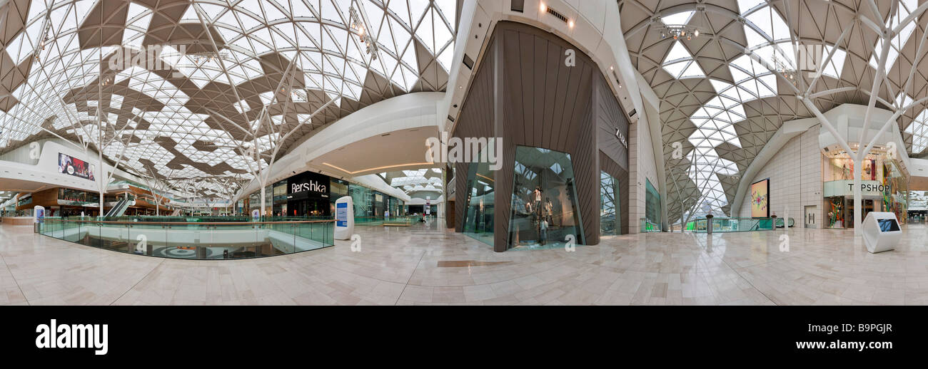 360 Degree panorama of the interior of the Westfield Shopping Centre in ...