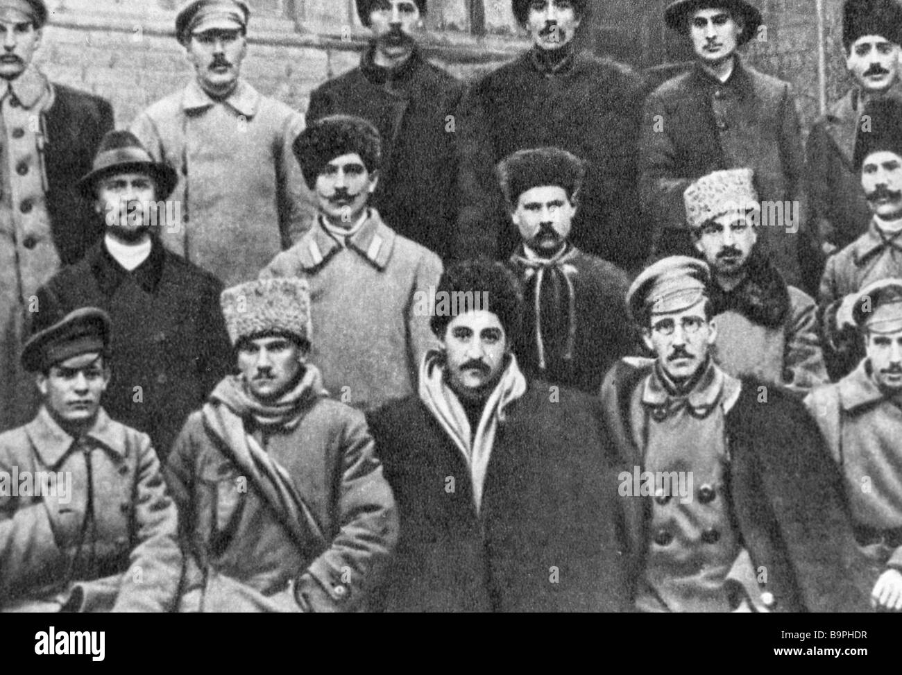 Grigory Sergo Ordzhonikidze first row center and Mikhail Levandovsky ...