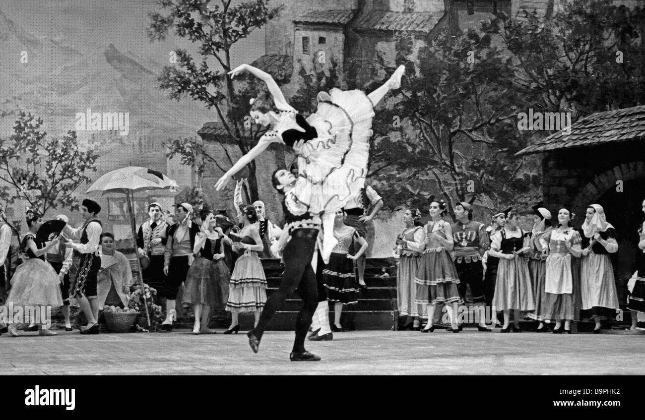 Scene from Ludwig Minkus s ballet Don Quixote staged by the Bolshoi ...