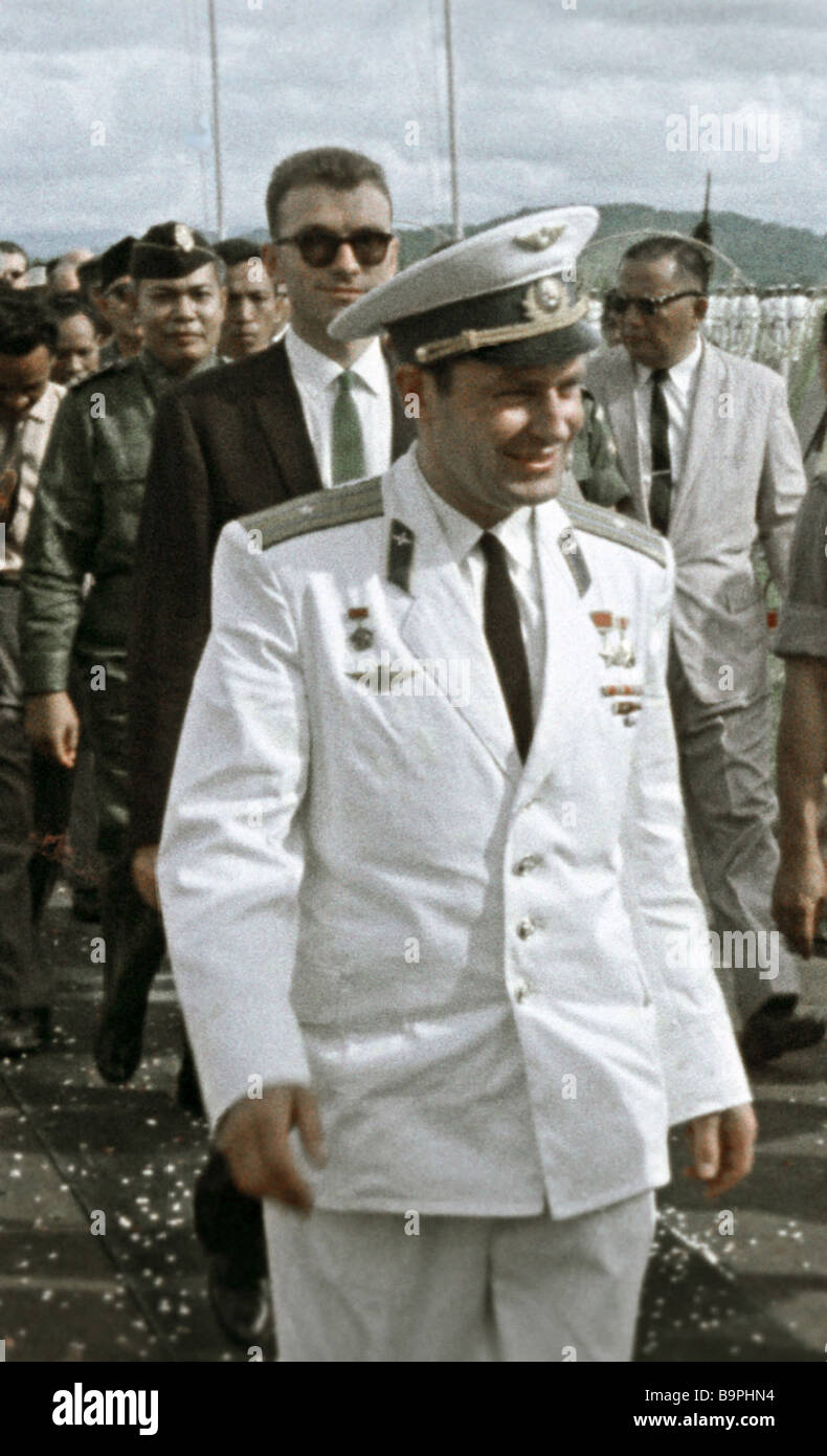 Hero of the Soviet Union Pilot Cosmonaut German Titov in Indonesia ...