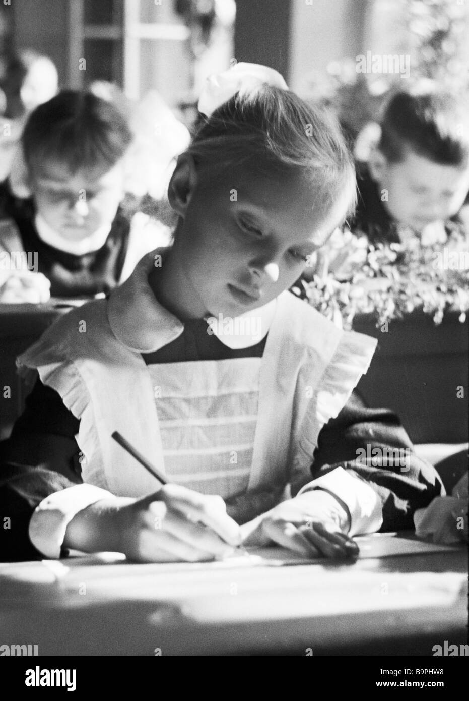 First grade student Stock Photo - Alamy