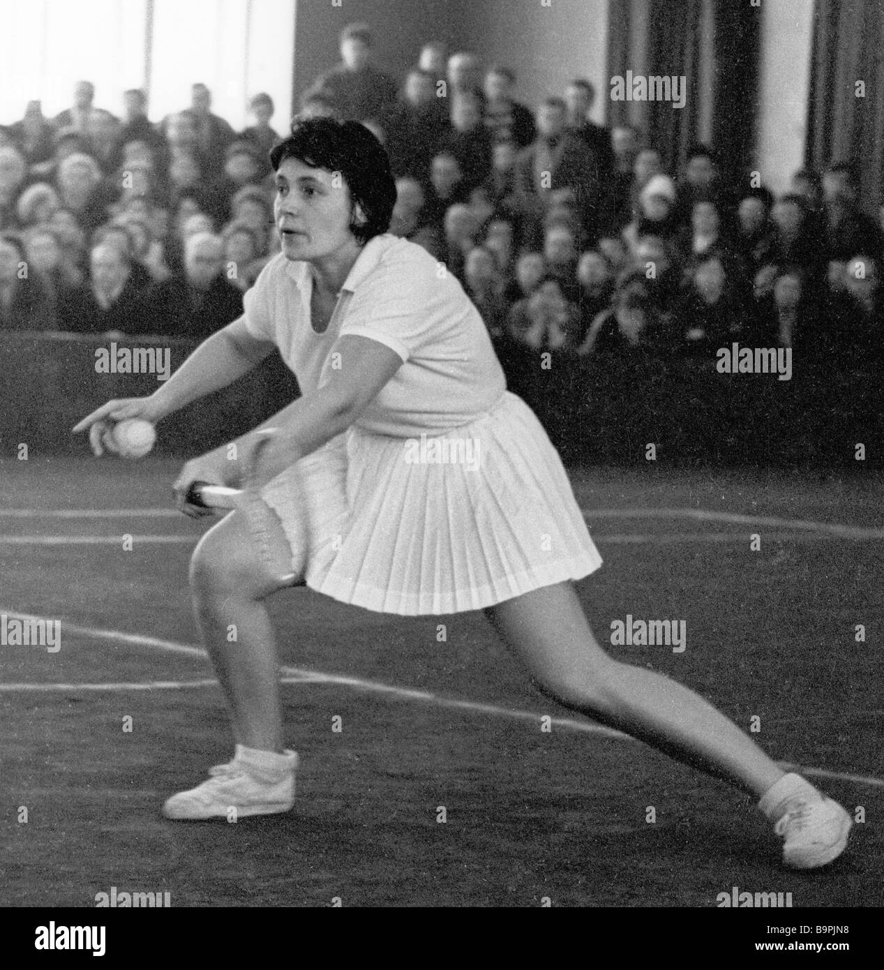 Soviet tennis player Anna Dmitrieva Stock Photo - Alamy